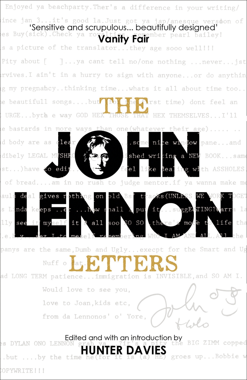The John Lennon Letters by John Lennon | W&N - Ground-breaking, award ...