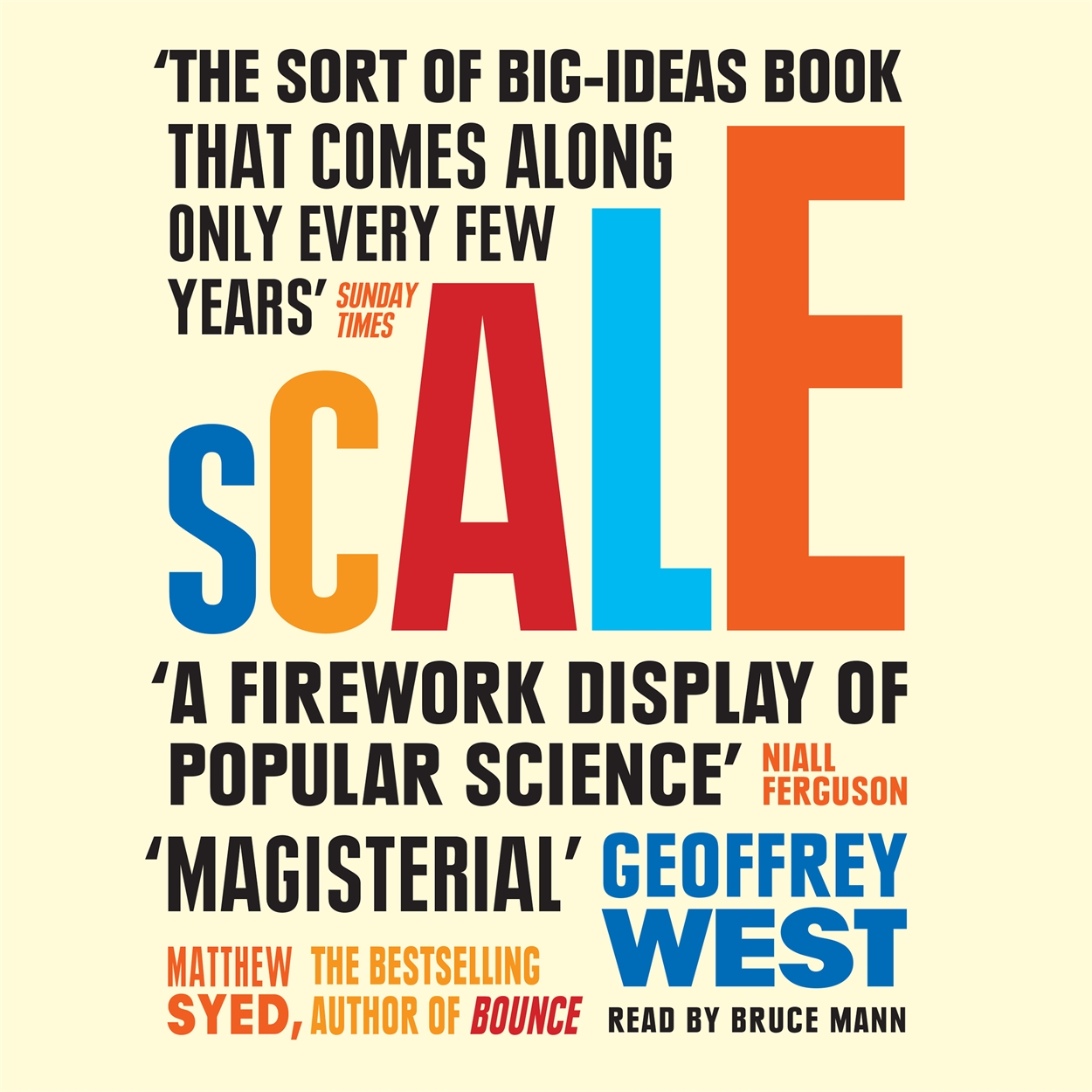 Scale by Geoffrey West | W&N - Ground-breaking, award-winning, thought ...